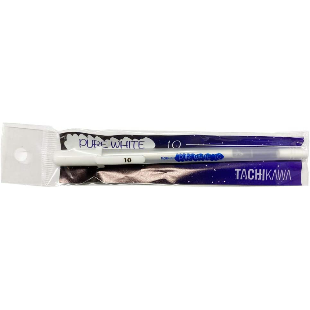 Tachikawa Water based Gel ink Opaque Pure White ballpoint pen 10 ...