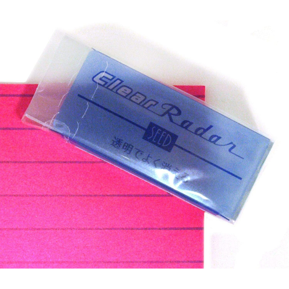 SEED Clear Radar Eraser 150 (Transparent eraser) – Manga Arts and Comic ...