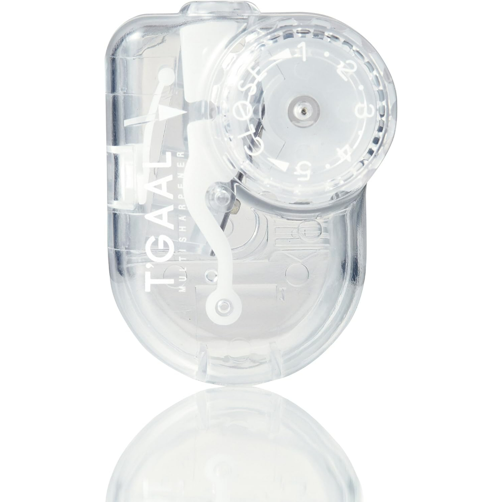 Kutsuwa T’GAAL pencil sharpener – Clear (Transparent) – Manga Arts and Comic Art Gear