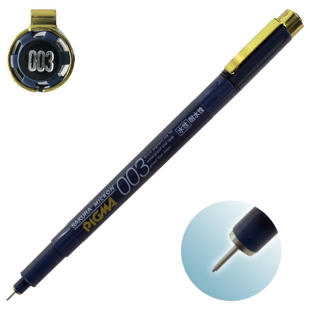 Sharpie Pens SAKURA Pigma Micron Fineliner Pens - Pack Of 6, Black ...