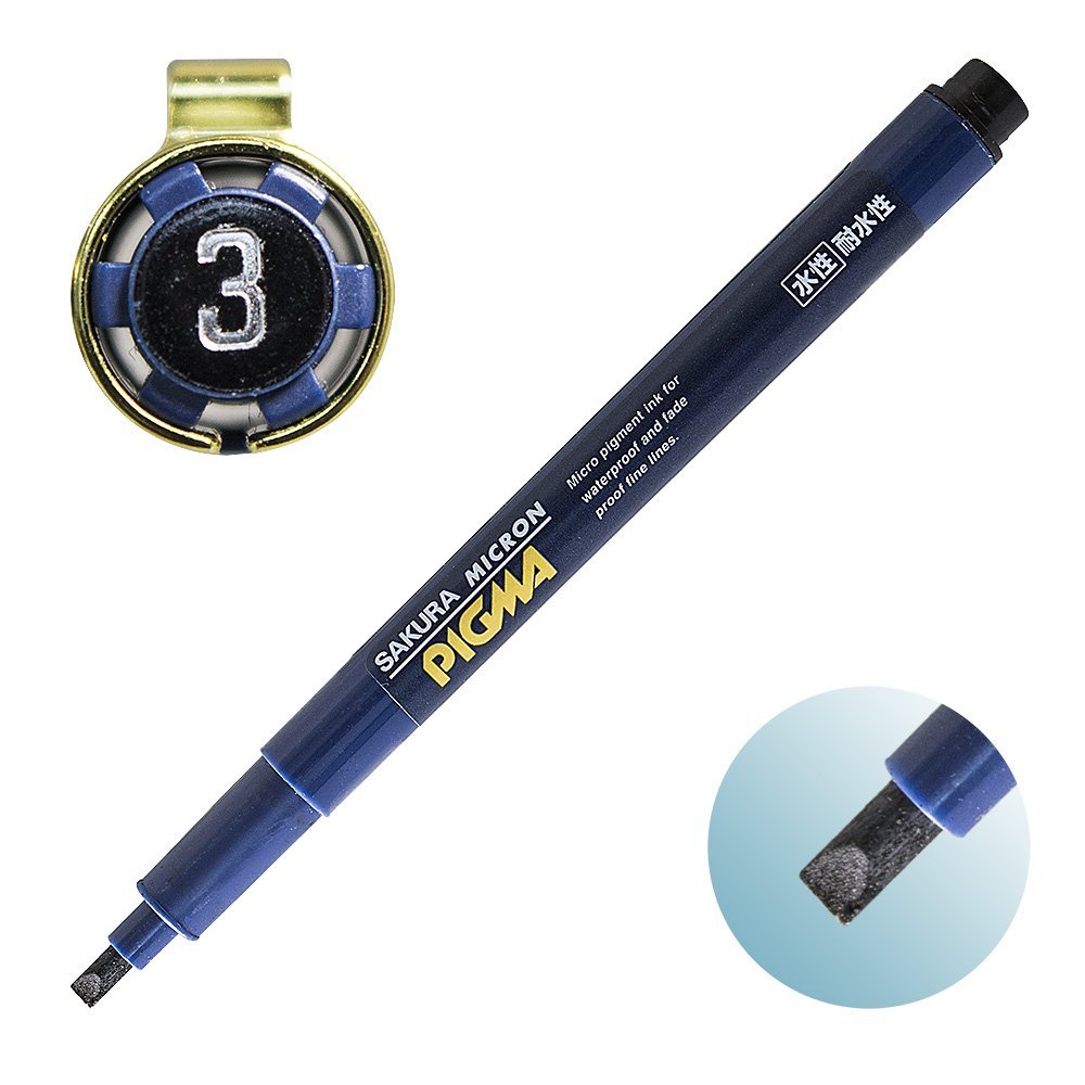Sakura Pigma Micron Fineliner pen Black : 3 – Manga Arts and Comic Art Gear