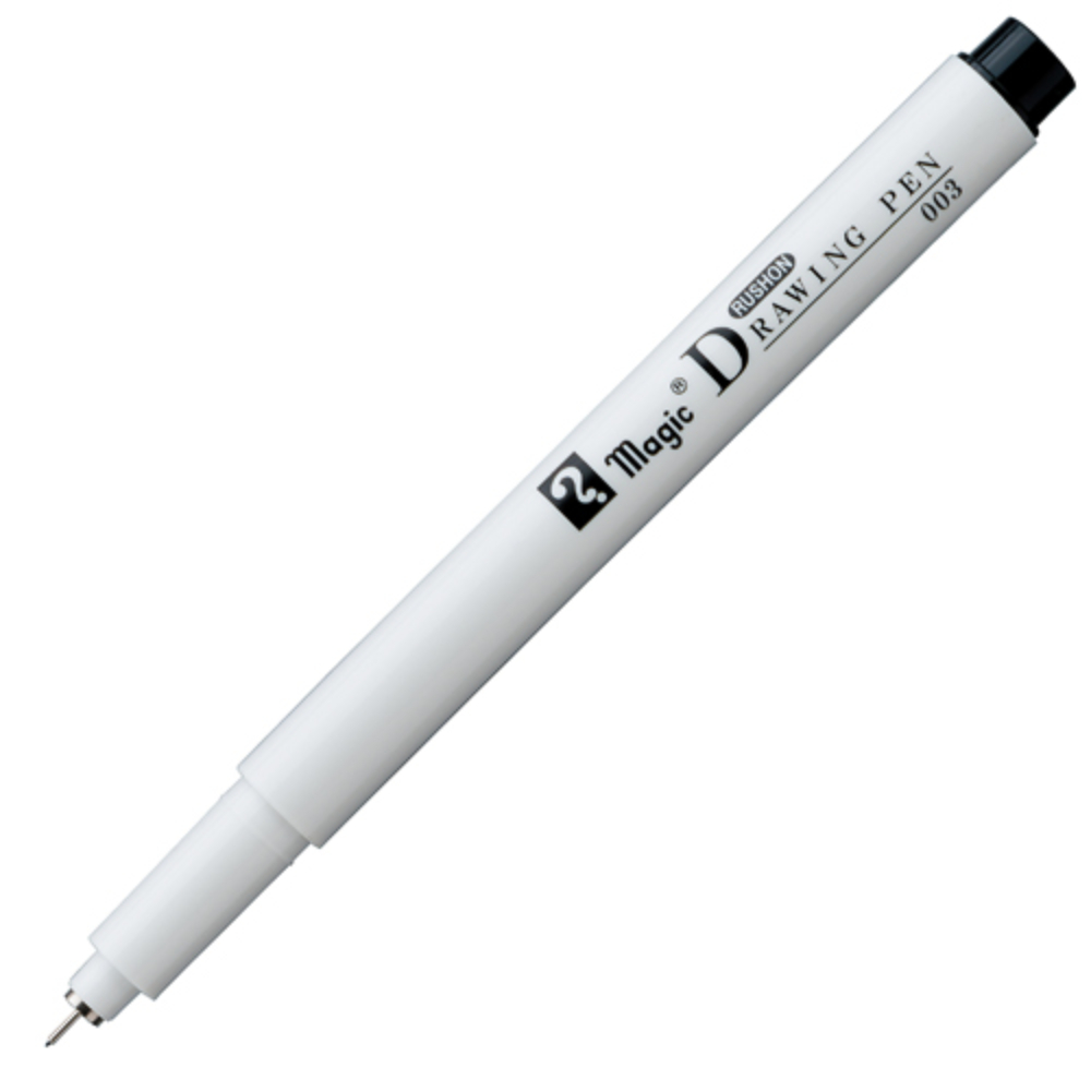Rushon Drawing pen 0.1mm Black – Manga Arts and Comic Art Gear